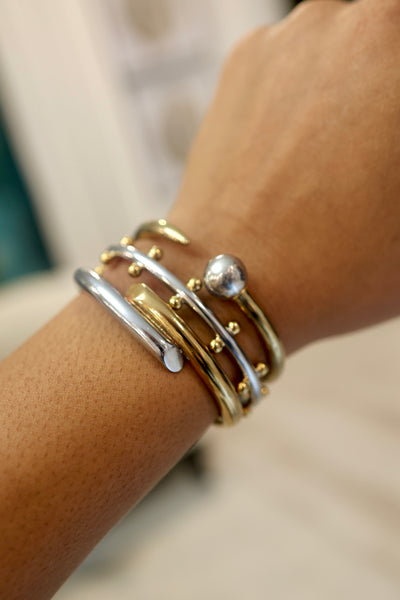 Two Tone Bracelet Set – Glamvisory